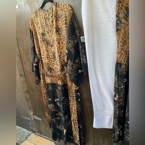 Soma | Intimates & Sleepwear | Soma Brown And Black Elegant Gown And ...